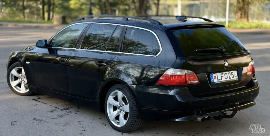 BMW 525 2004 in Vilnius, with an engine capacity of 2.50 L and mileage of 412 thousand km for 2350 €, photo 5 on AUTOMOTO.COM.LV