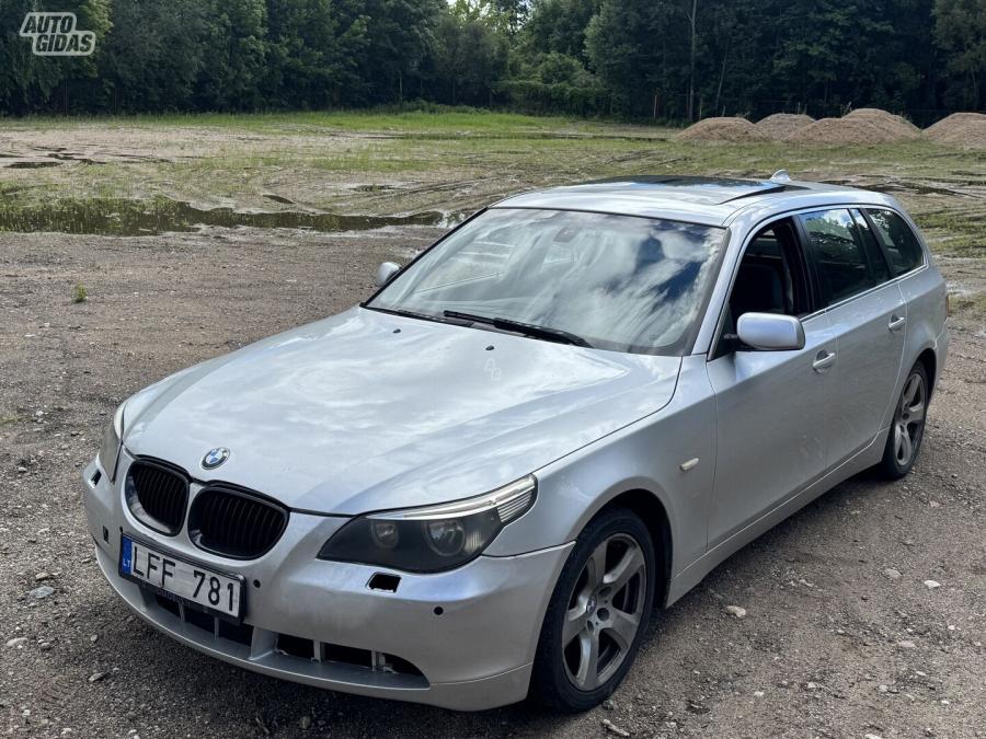 BMW 525 2004 Viļņa, ar dzinēja tilpumu 2.50 L un nobraukumu 250 tūkst. km par 1350 €, foto 1 vietnē AUTOMOTO.COM.LV