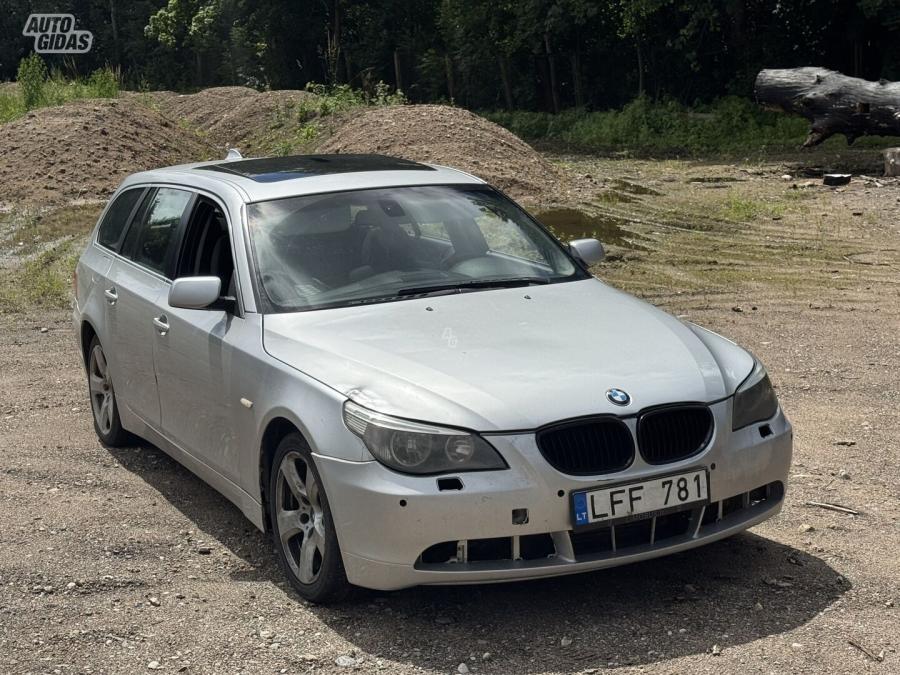 BMW 525 2004 Viļņa, ar dzinēja tilpumu 2.50 L un nobraukumu 250 tūkst. km par 1350 €, foto 3 vietnē AUTOMOTO.COM.LV