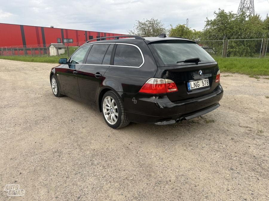 BMW 525 2004 in Kaunas, with an engine capacity of 2.50 L and mileage of 464 thousand km for 2400 €, photo 9 on AUTOMOTO.COM.LV