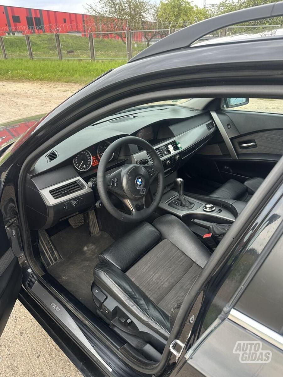 BMW 525 2004 in Kaunas, with an engine capacity of 2.50 L and mileage of 464 thousand km for 2400 €, photo 14 on AUTOMOTO.COM.LV