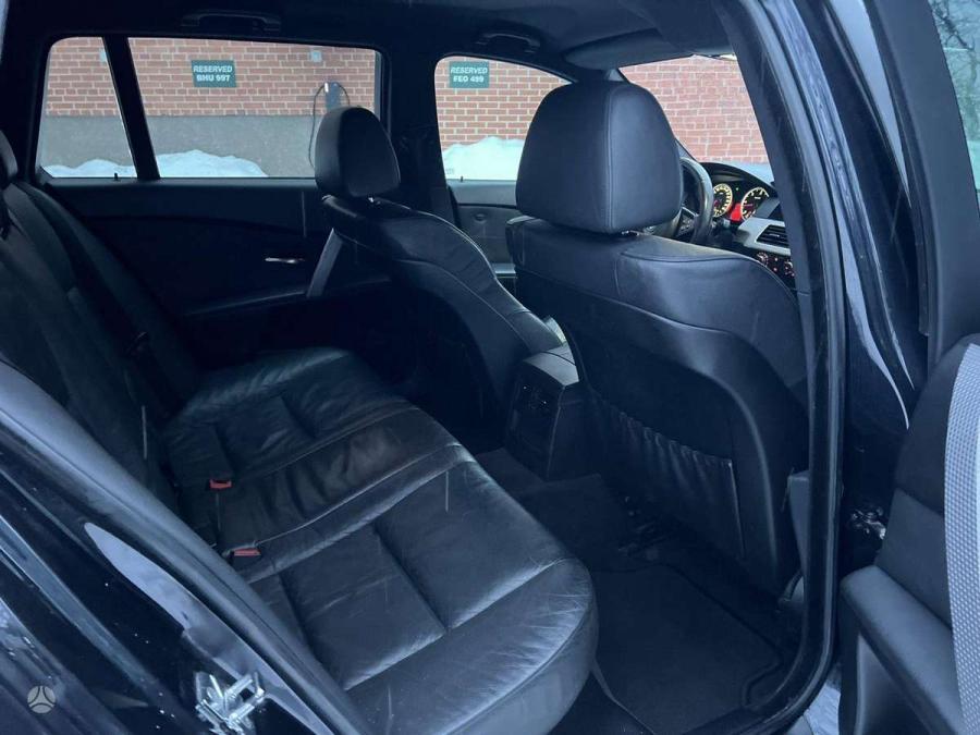 BMW 525 2005 in Vilnius, with an engine capacity of 2.50 L and mileage of 339 thousand km for 5250 €, photo 17 on AUTOMOTO.COM.LV