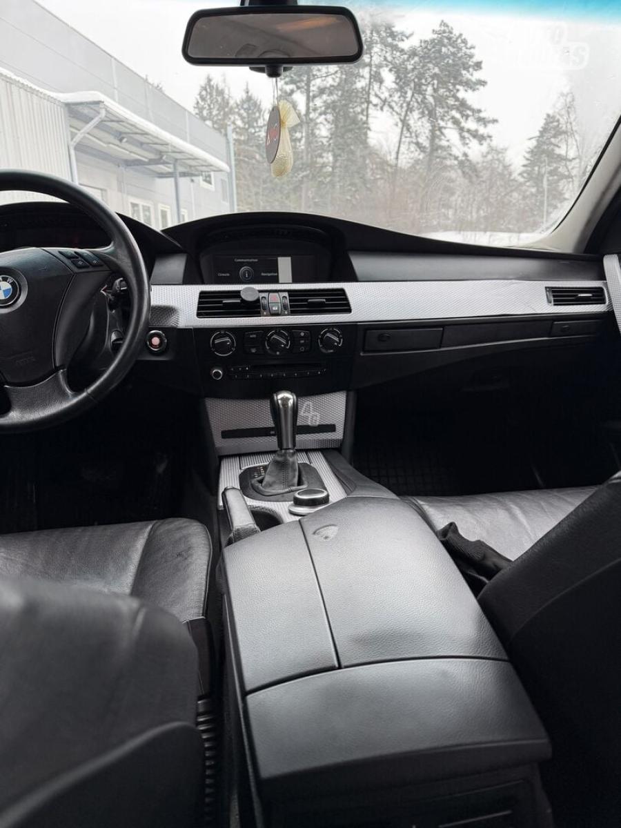 BMW 525 2005 in Vilnius, with an engine capacity of 2.50 L and mileage of 400 thousand km for 2250 €, photo 10 on AUTOMOTO.COM.LV