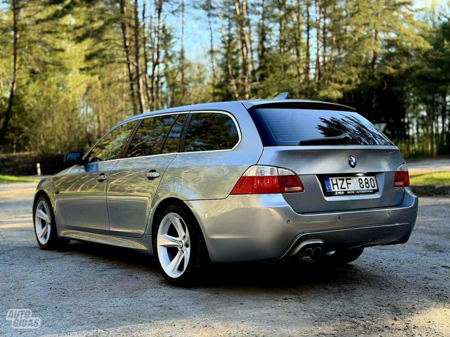 BMW 525 2005 in Kaunas, with an engine capacity of 2.50 L and mileage of 378 thousand km for 3490 €, photo 10 on AUTOMOTO.COM.LV