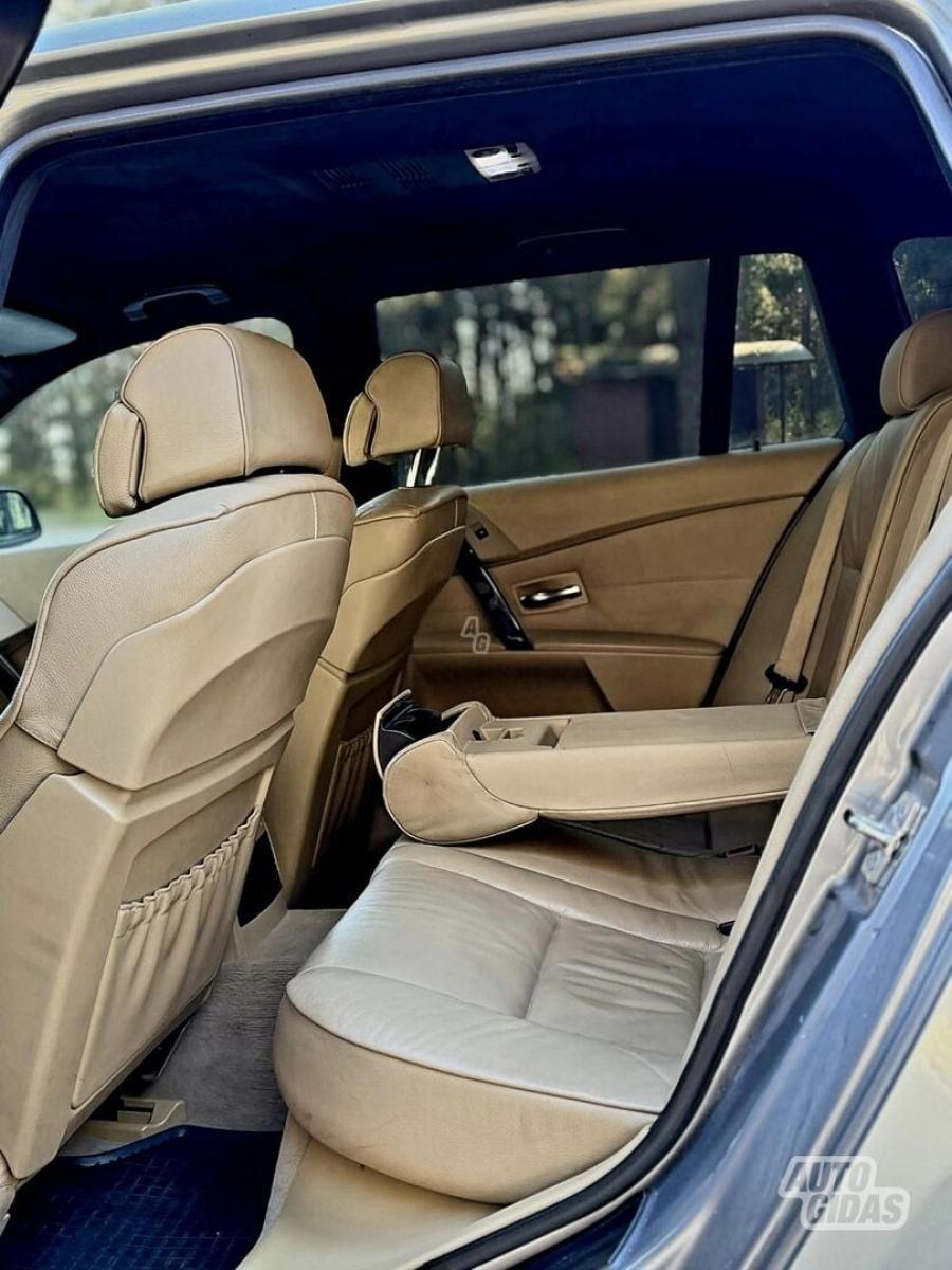 BMW 525 2005 in Kaunas, with an engine capacity of 2.50 L and mileage of 378 thousand km for 3490 €, photo 17 on AUTOMOTO.COM.LV