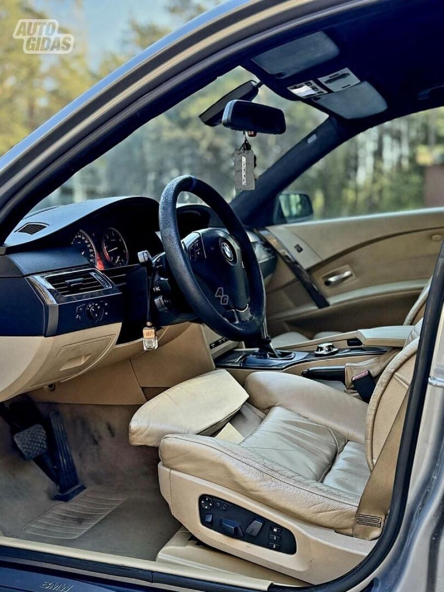 BMW 525 2005 in Kaunas, with an engine capacity of 2.50 L and mileage of 378 thousand km for 3490 €, photo 20 on AUTOMOTO.COM.LV