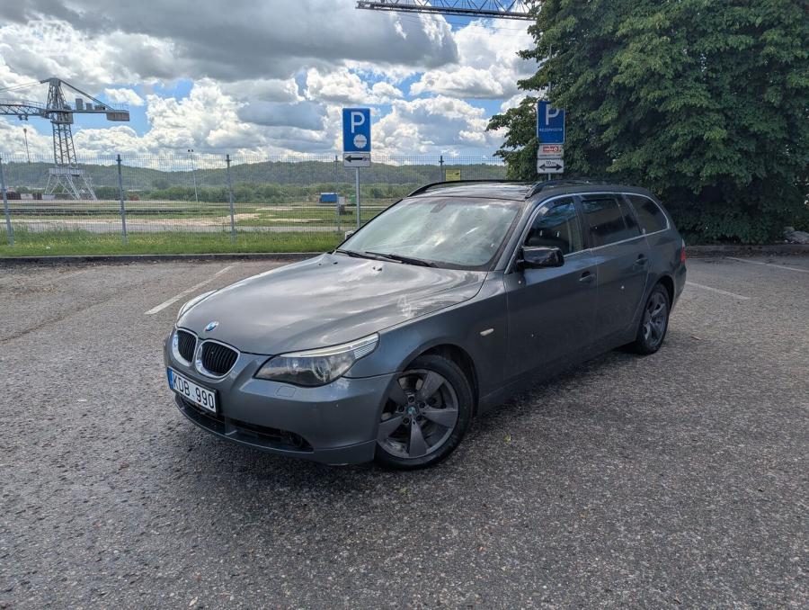 BMW 525 2005 in Kaunas, with an engine capacity of 2.50 L and mileage of 281 thousand km for 2550 €, photo 1 on AUTOMOTO.COM.LV