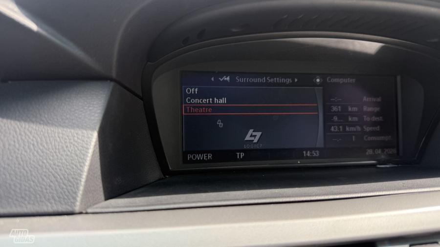 BMW 525 2005 Viļņa, ar dzinēja tilpumu 2.50 L un nobraukumu 405 tūkst. km par 2600 €, foto 16 vietnē AUTOMOTO.COM.LV