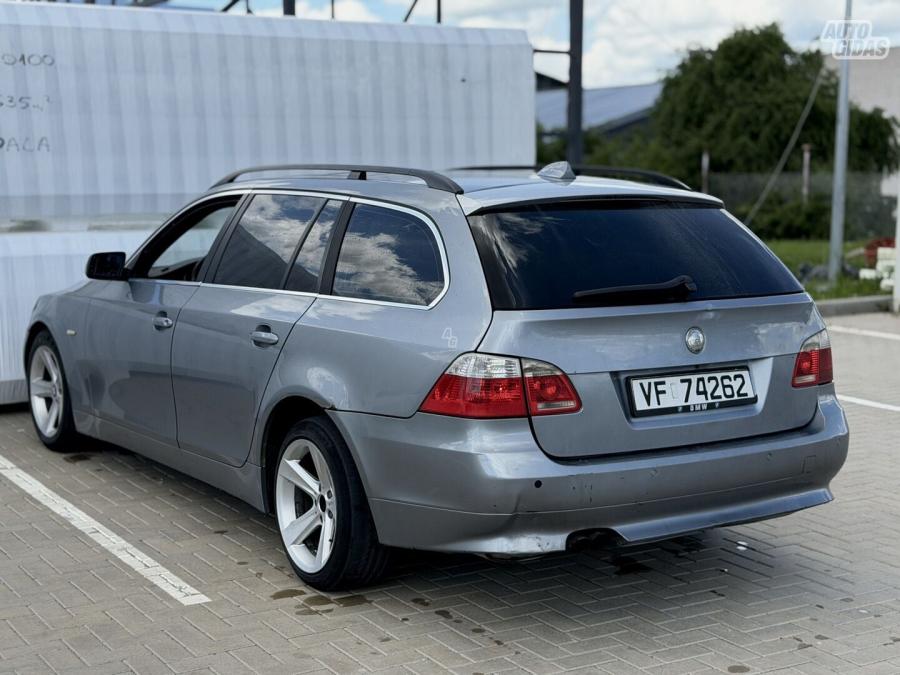BMW 525 2005 in Kaunas, with an engine capacity of 2.50 L and mileage of 374 thousand km for 1000 €, photo 9 on AUTOMOTO.COM.LV