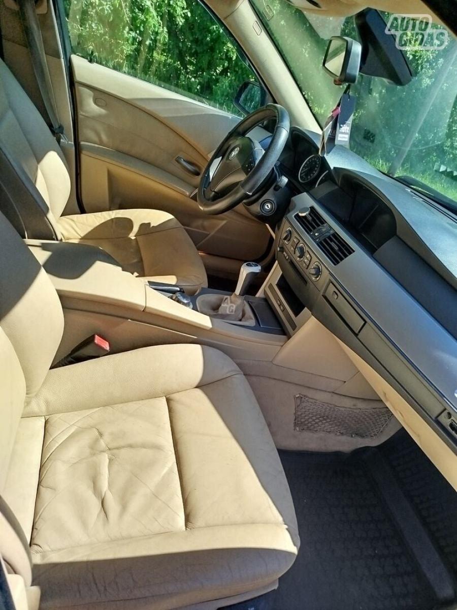 BMW 525 2005 in Siauliai, with an engine capacity of 2.50 L and mileage of 472 thousand km for 1750 €, photo 6 on AUTOMOTO.COM.LV