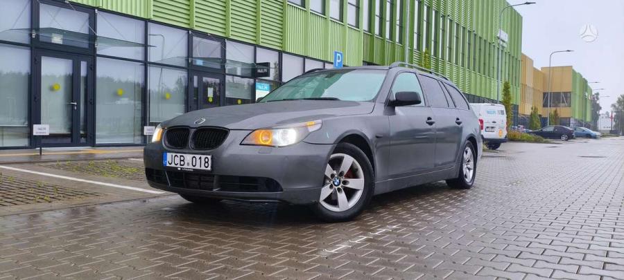 BMW 525 2005 in Vilnius, with an engine capacity of 2.50 L and mileage of 501 thousand km for 2150 €, photo 7 on AUTOMOTO.COM.LV