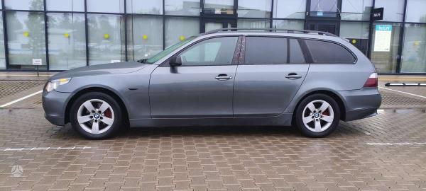 BMW 525 2005 in Vilnius, with an engine capacity of 2.50 L and mileage of 501 thousand km for 2150 €, photo 8 on AUTOMOTO.COM.LV