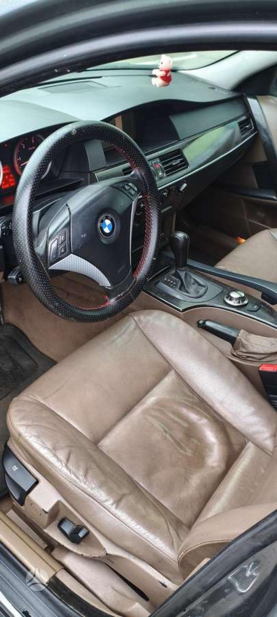 BMW 525 2005 in Vilnius, with an engine capacity of 2.50 L and mileage of 501 thousand km for 2150 €, photo 18 on AUTOMOTO.COM.LV