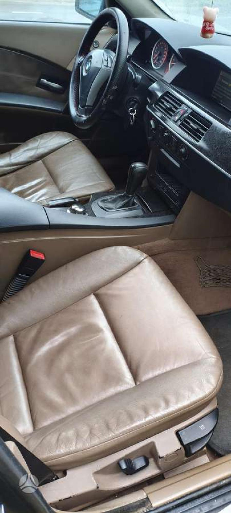 BMW 525 2005 in Vilnius, with an engine capacity of 2.50 L and mileage of 501 thousand km for 2150 €, photo 20 on AUTOMOTO.COM.LV
