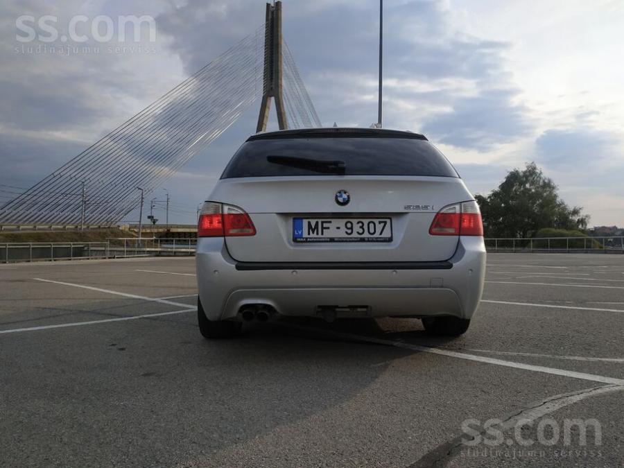 BMW 525 2006 in Riga, with an engine capacity of 2.50 L and mileage of 303 thousand km for 4400 €, photo 8 on AUTOMOTO.COM.LV