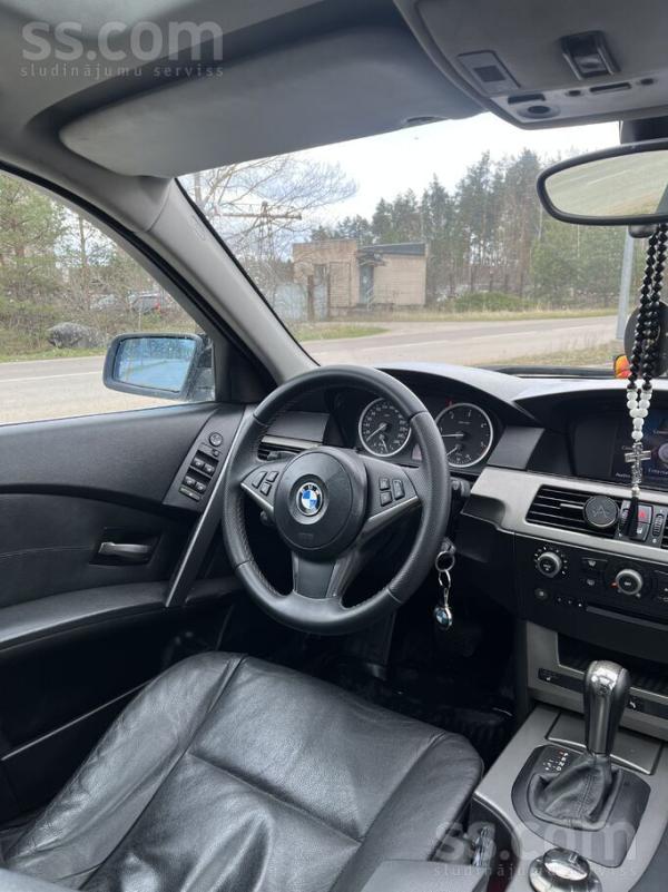BMW 525 2006 in Daugavpils, with an engine capacity of 2.50 L and mileage of 395 thousand km for 3500 €, photo 5 on AUTOMOTO.COM.LV