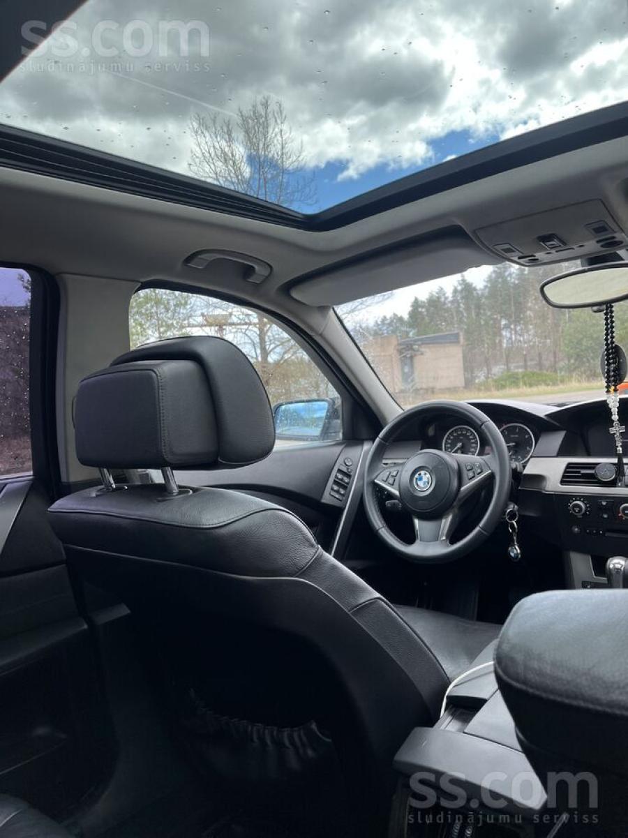 BMW 525 2006 in Daugavpils, with an engine capacity of 2.50 L and mileage of 395 thousand km for 3500 €, photo 7 on AUTOMOTO.COM.LV