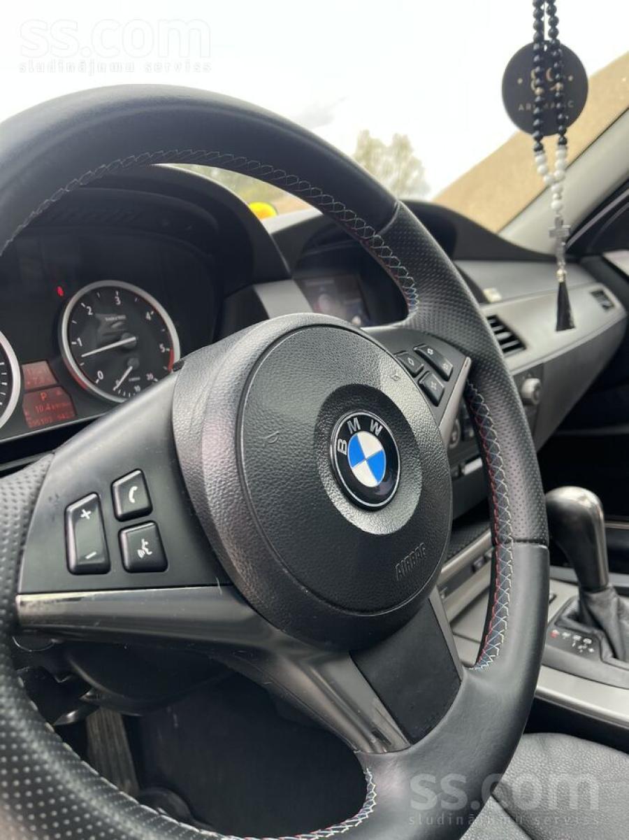 BMW 525 2006 in Daugavpils, with an engine capacity of 2.50 L and mileage of 395 thousand km for 3500 €, photo 9 on AUTOMOTO.COM.LV