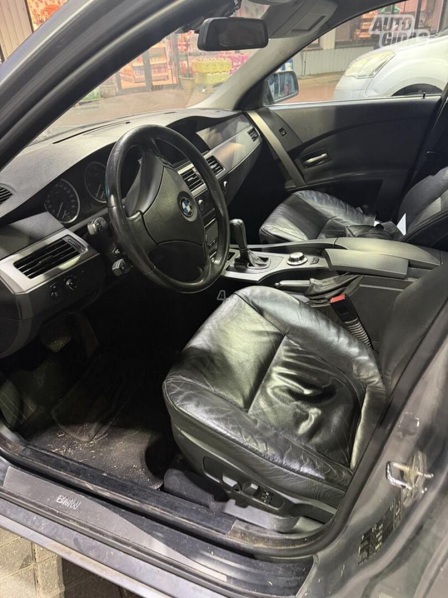 BMW 525 2006 in Kaunas, with an engine capacity of 2.50 L and mileage of 336 thousand km for 1450 €, photo 7 on AUTOMOTO.COM.LV