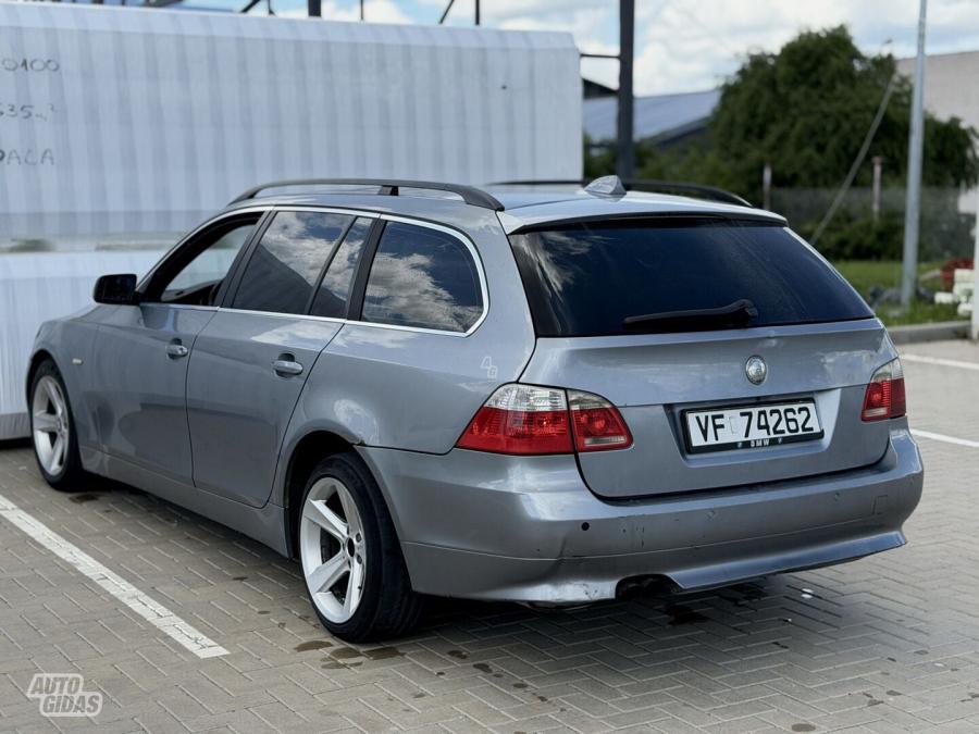 BMW 525 2006 in Kaunas, with an engine capacity of 2.50 L and mileage of 374 thousand km for 1250 €, photo 8 on AUTOMOTO.COM.LV