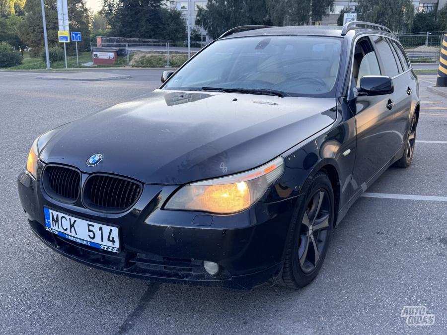 BMW 525 2006 in Vilnius, with an engine capacity of 2.50 L and mileage of 370 thousand km for 1000 €, photo 6 on AUTOMOTO.COM.LV