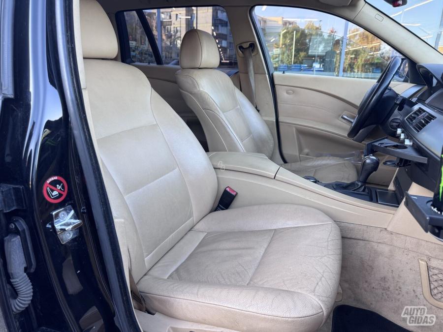 BMW 525 2006 in Vilnius, with an engine capacity of 2.50 L and mileage of 370 thousand km for 1000 €, photo 9 on AUTOMOTO.COM.LV