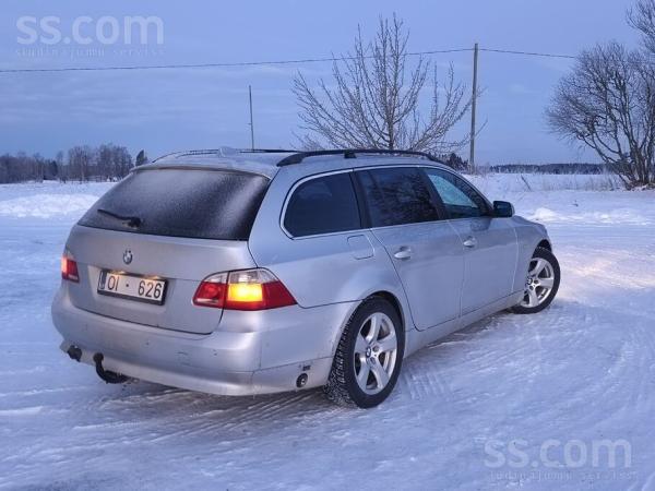 BMW 525 2007 in Talsi, with an engine capacity of 2.50 L and mileage of 341 thousand km for 3300 €, photo 4 on AUTOMOTO.COM.LV