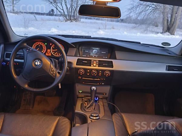 BMW 525 2007 in Talsi, with an engine capacity of 2.50 L and mileage of 341 thousand km for 3300 €, photo 5 on AUTOMOTO.COM.LV