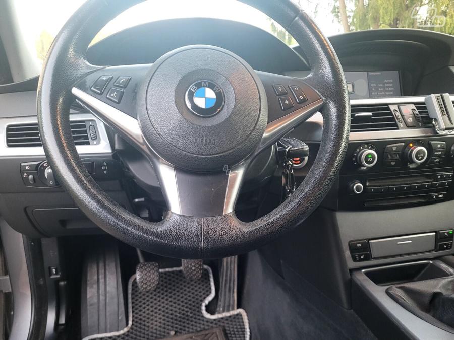 BMW 525 2007 Panevēža, ar dzinēja tilpumu 3.00 L un nobraukumu 380 tūkst. km par 7200 €, foto 6 vietnē AUTOMOTO.COM.LV
