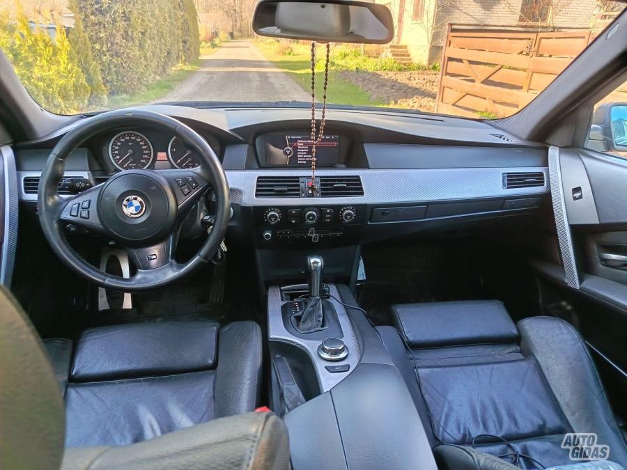 BMW 525 2007 Panevēža, ar dzinēja tilpumu 2.50 L un nobraukumu 400 tūkst. km par 2700 €, foto 6 vietnē AUTOMOTO.COM.LV