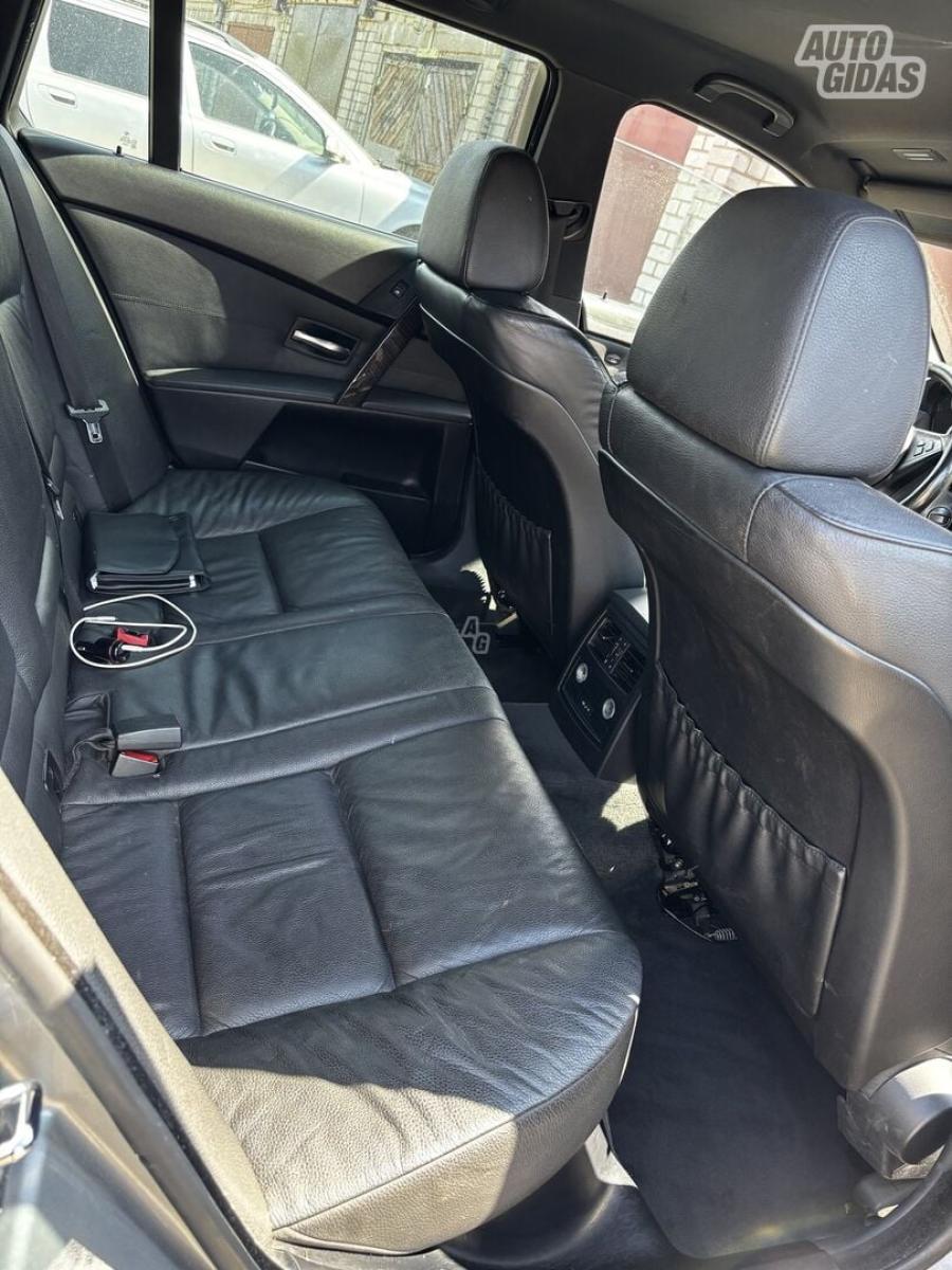 BMW 525 2007 in Vilnius, with an engine capacity of 2.50 L and mileage of 460 thousand km for 3100 €, photo 10 on AUTOMOTO.COM.LV