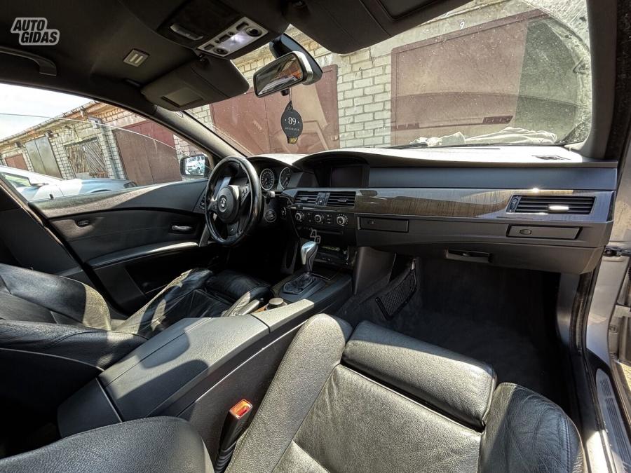 BMW 525 2007 in Vilnius, with an engine capacity of 2.50 L and mileage of 460 thousand km for 3100 €, photo 12 on AUTOMOTO.COM.LV