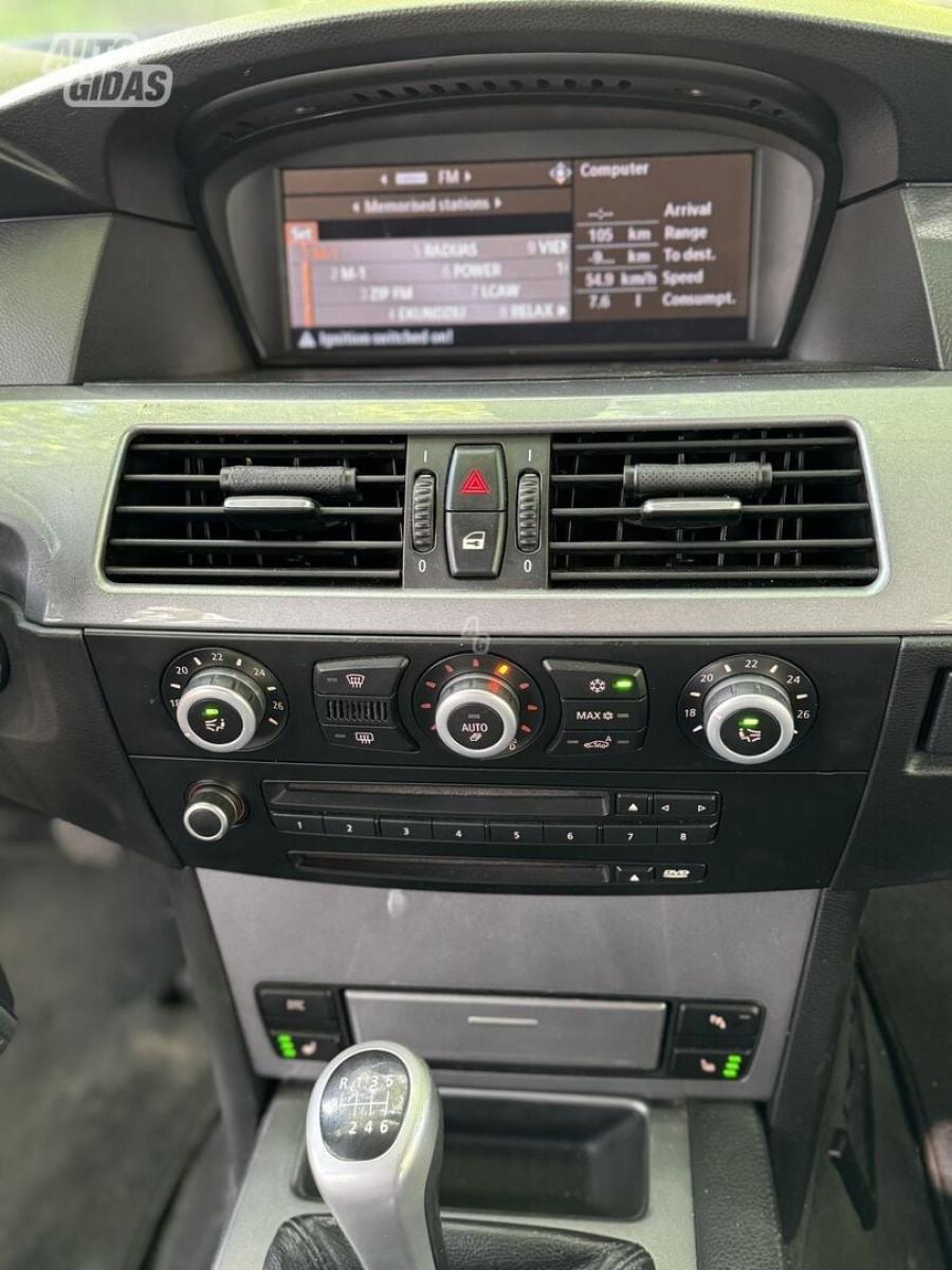 BMW 525 2007 Radviliškis, ar dzinēja tilpumu 3.00 L un nobraukumu 294 tūkst. km par 2350 €, foto 14 vietnē AUTOMOTO.COM.LV