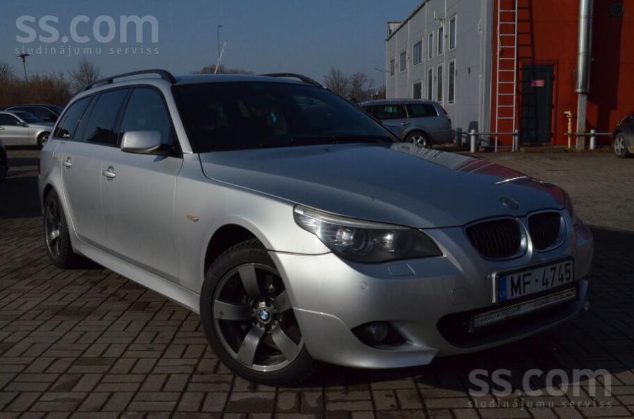 BMW 525 2007 in Ventspils, with an engine capacity of 3.00 L and mileage of 321 thousand km for 3800 €, photo 1 on AUTOMOTO.COM.LV