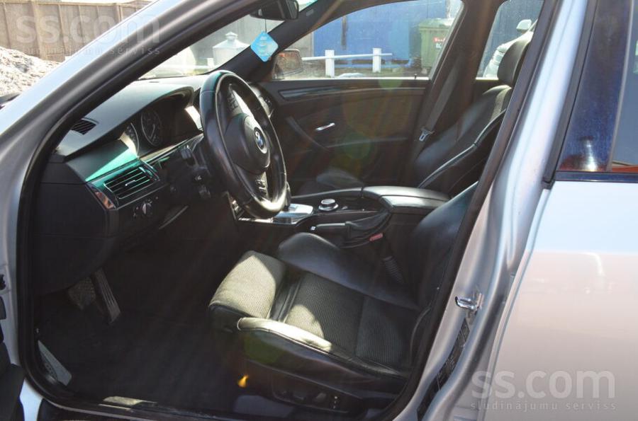 BMW 525 2007 in Ventspils, with an engine capacity of 3.00 L and mileage of 321 thousand km for 3800 €, photo 6 on AUTOMOTO.COM.LV