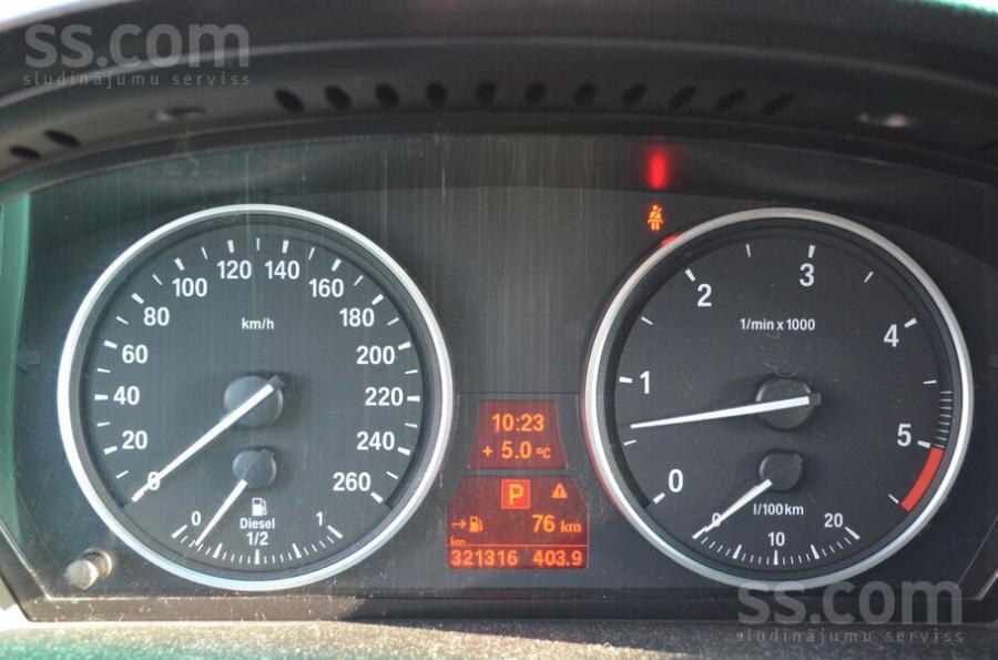 BMW 525 2007 in Ventspils, with an engine capacity of 3.00 L and mileage of 321 thousand km for 3800 €, photo 12 on AUTOMOTO.COM.LV