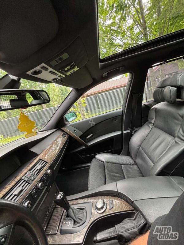 BMW 525 2007 in Vilnius, with an engine capacity of 2.50 L and mileage of 350 thousand km for 3300 €, photo 10 on AUTOMOTO.COM.LV