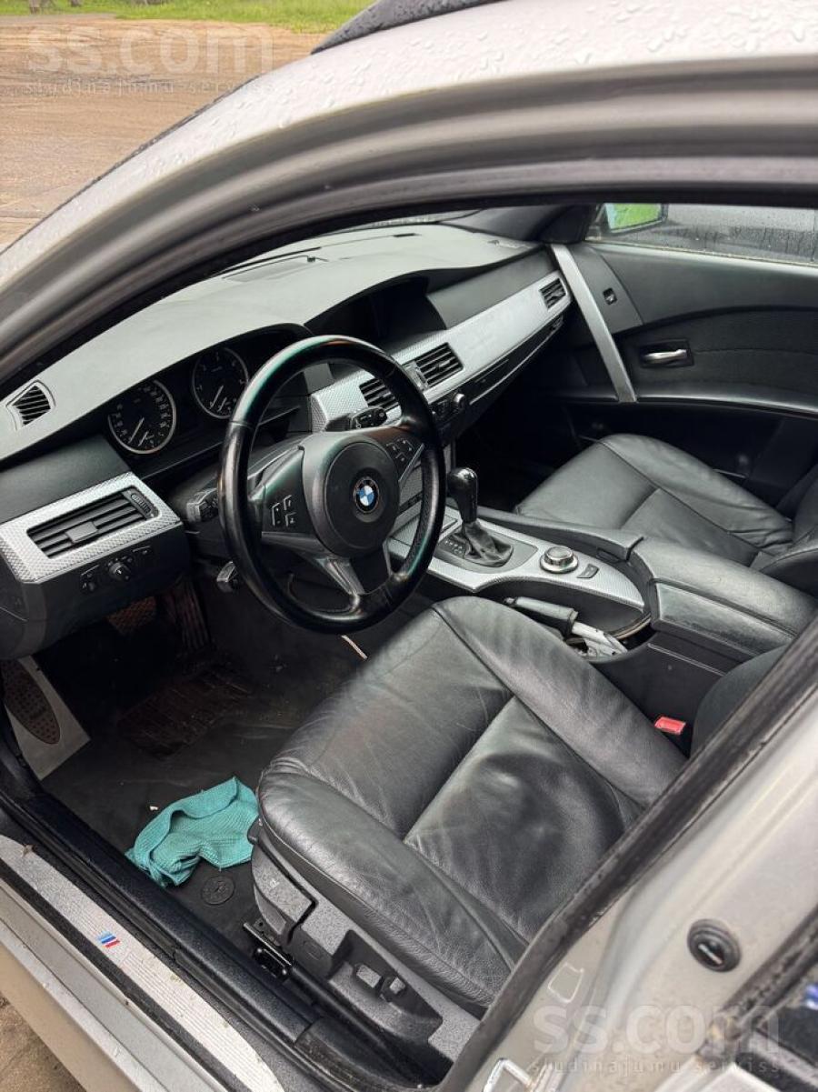BMW 525 2007 in Riga, with an engine capacity of 2.50 L and mileage of 420 thousand km for 1600 €, photo 6 on AUTOMOTO.COM.LV