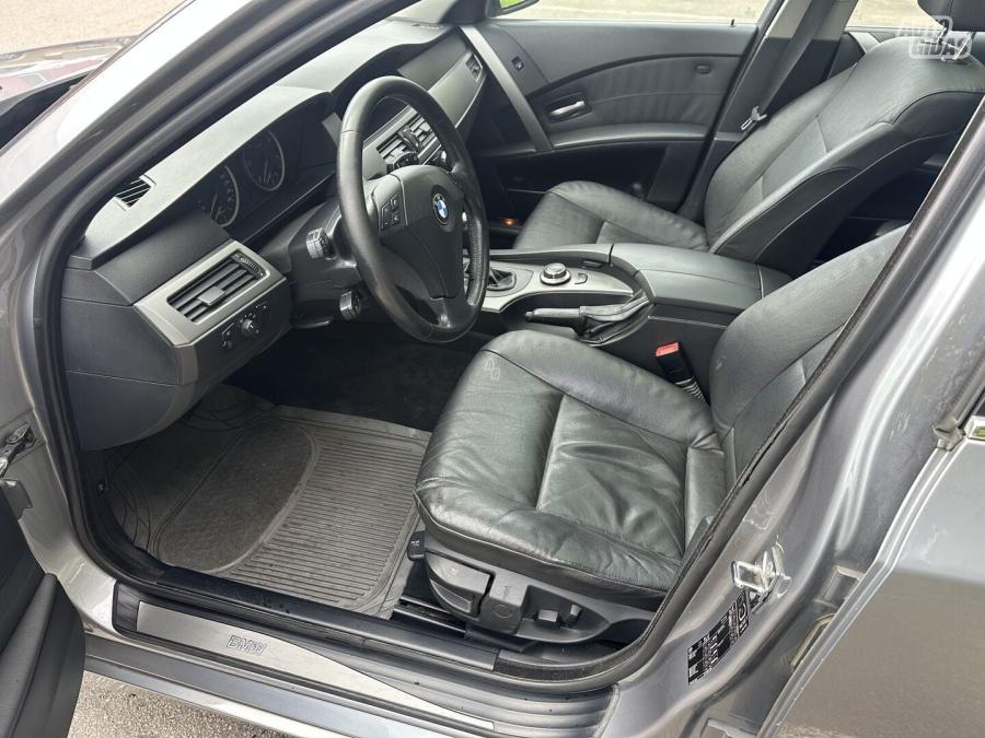 BMW 525 2007 in Birstonas, with an engine capacity of 2.50 L and mileage of 323 thousand km for 2500 €, photo 9 on AUTOMOTO.COM.LV