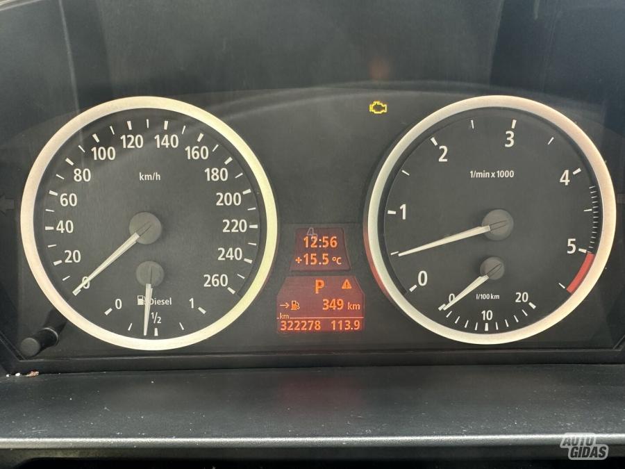 BMW 525 2007 in Birstonas, with an engine capacity of 2.50 L and mileage of 323 thousand km for 2500 €, photo 16 on AUTOMOTO.COM.LV