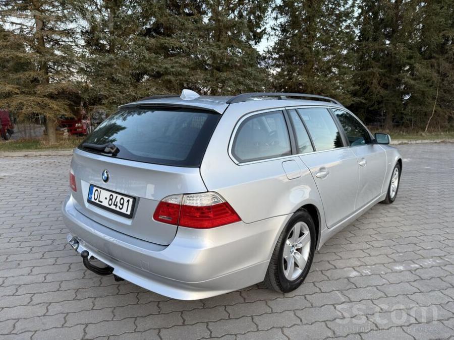 BMW 525 2008 in Riga, with an engine capacity of 3.00 L and mileage of 0 thousand km for 3300 €, photo 5 on AUTOMOTO.COM.LV