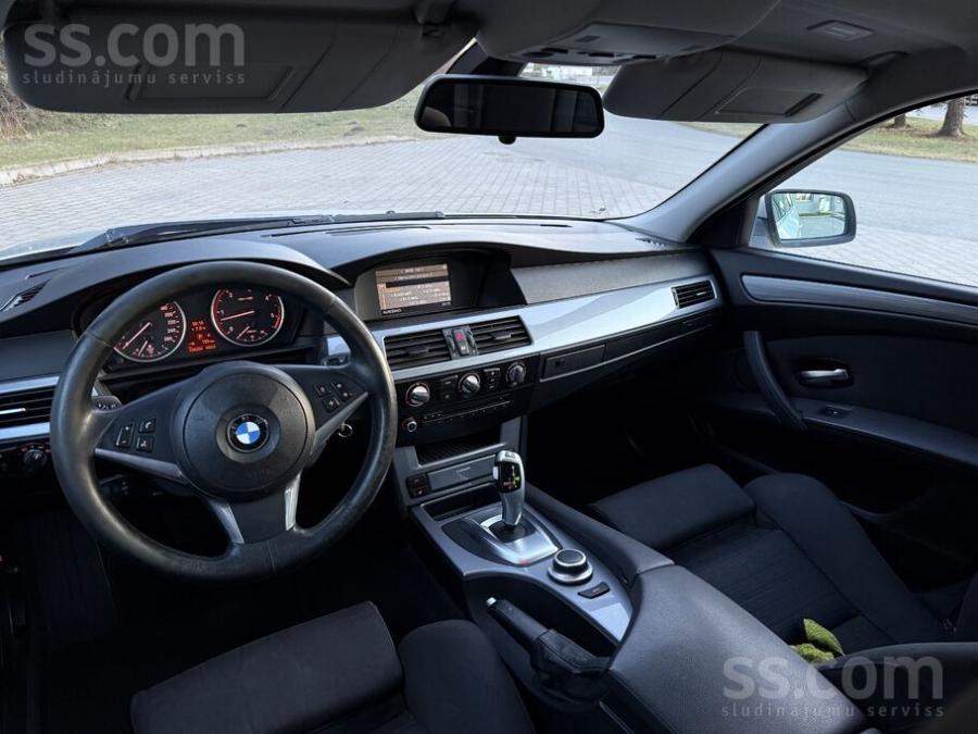 BMW 525 2008 in Riga, with an engine capacity of 3.00 L and mileage of 0 thousand km for 3300 €, photo 8 on AUTOMOTO.COM.LV