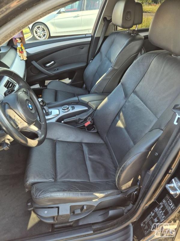 BMW 525 2008 in Vilnius, with an engine capacity of 3.00 L and mileage of 351 thousand km for 4100 €, photo 9 on AUTOMOTO.COM.LV