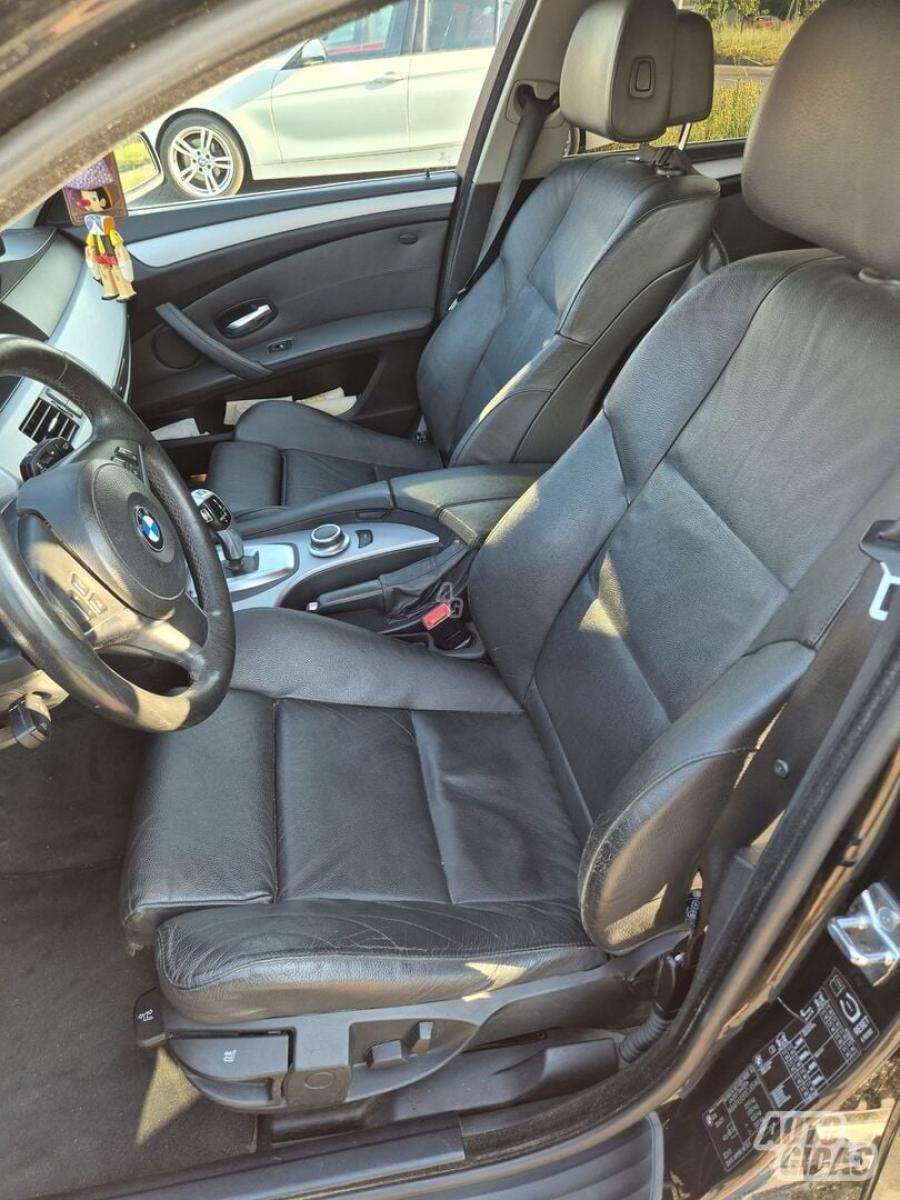 BMW 525 2008 Viļņa, ar dzinēja tilpumu 3.00 L un nobraukumu 351 tūkst. km par 4100 €, foto 10 vietnē AUTOMOTO.COM.LV