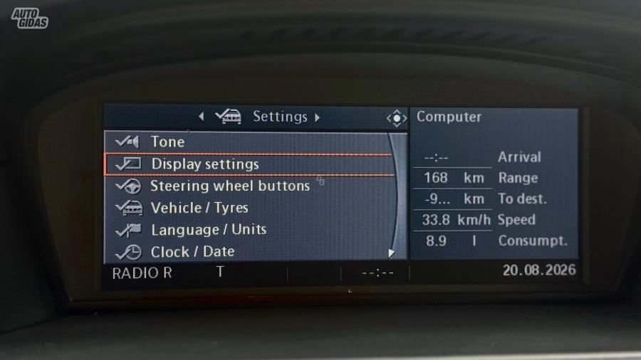 BMW 525 2008 Viļņa, ar dzinēja tilpumu 3.00 L un nobraukumu 400 tūkst. km par 3250 €, foto 14 vietnē AUTOMOTO.COM.LV