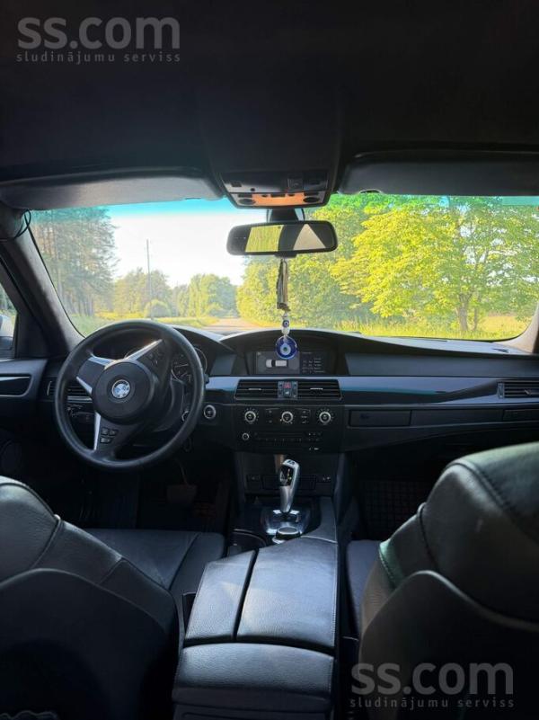 BMW 525 2009 in Riga, with an engine capacity of 3.00 L and mileage of 312 thousand km for 4500 €, photo 7 on AUTOMOTO.COM.LV