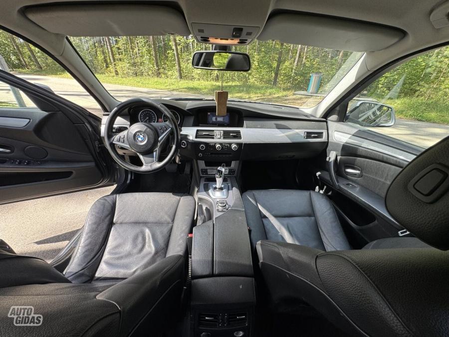 BMW 525 2009 in Vilnius, with an engine capacity of 3.00 L and mileage of 390 thousand km for 3899 €, photo 13 on AUTOMOTO.COM.LV