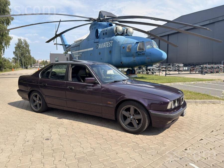 Violet BMW 525 1995 in Cesis, with an engine capacity of 3.00 L and mileage of 322 thousand km for 9900 €, photo 6 on AUTOMOTO.COM.LV