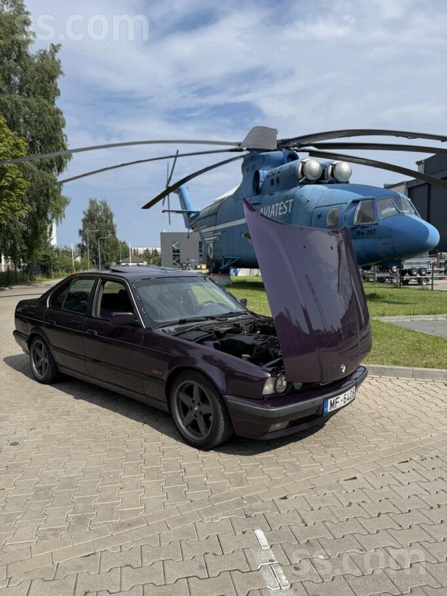 Violet BMW 525 1995 in Cesis, with an engine capacity of 3.00 L and mileage of 322 thousand km for 9900 €, photo 10 on AUTOMOTO.COM.LV