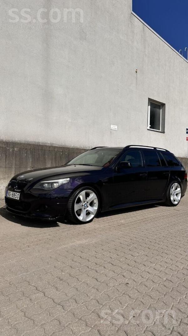 Violet BMW 525 2004 in Riga, with an engine capacity of 2.50 L and mileage of 391 thousand km for 5500 €, photo 1 on AUTOMOTO.COM.LV